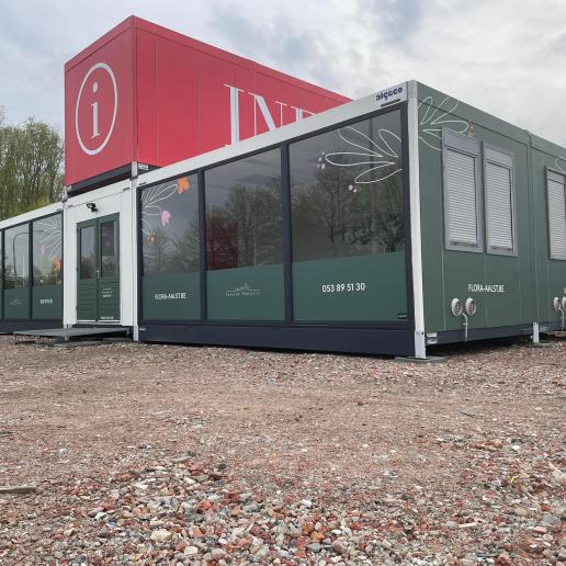 Real estate office housed in Algeco modular units | Algeco